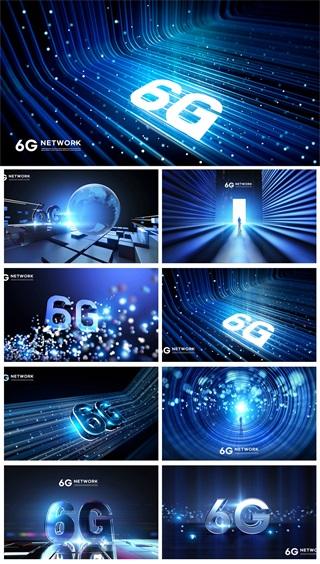 8款网络科技互联网6G海报PSD格式2023226 - NicePSD 优质设计素材下载站